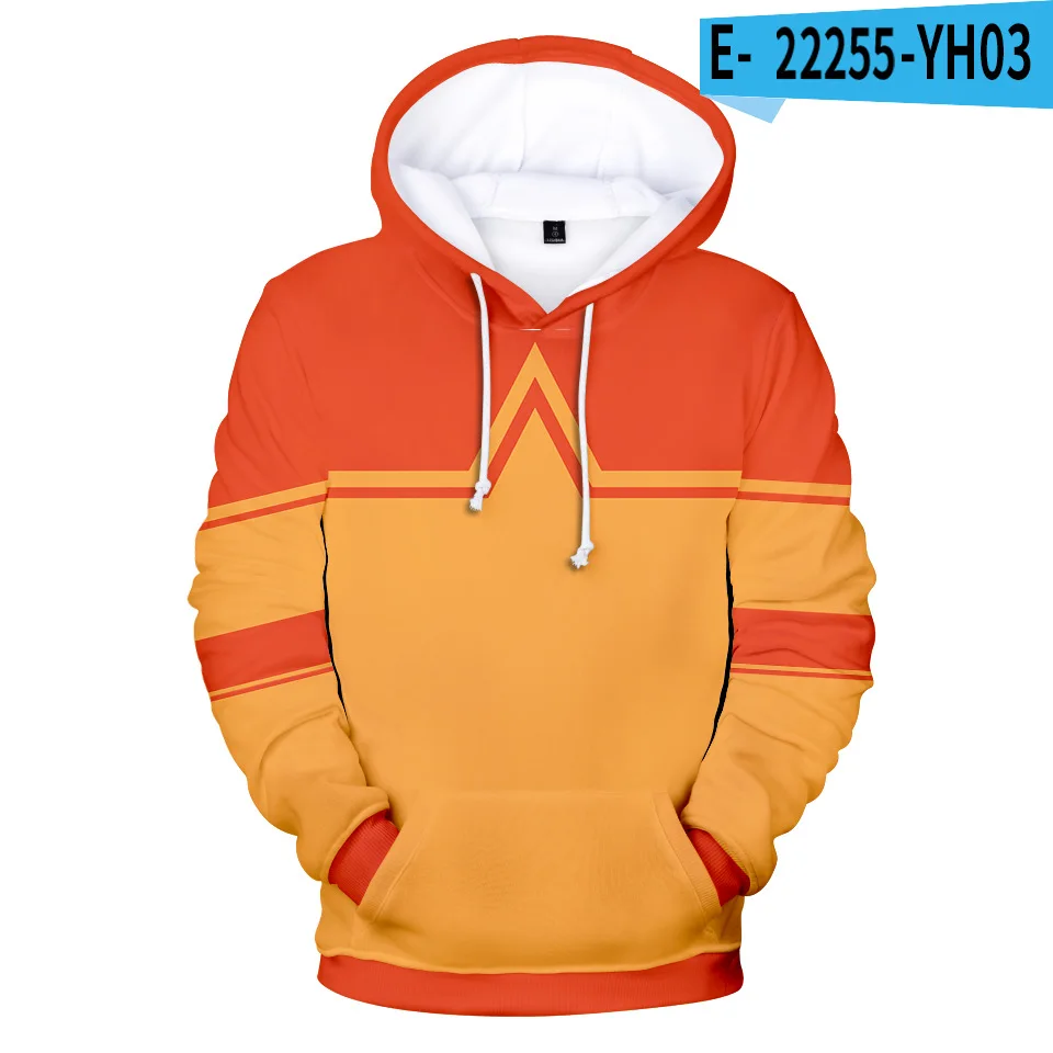 Anime Avatar The Last Airbender Aang Katara Azula Cosplay Hoodies For ...