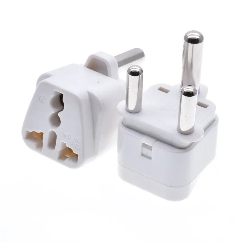 2PCS Universal ce copper Kr eu uk us to South African plug Adapter ...