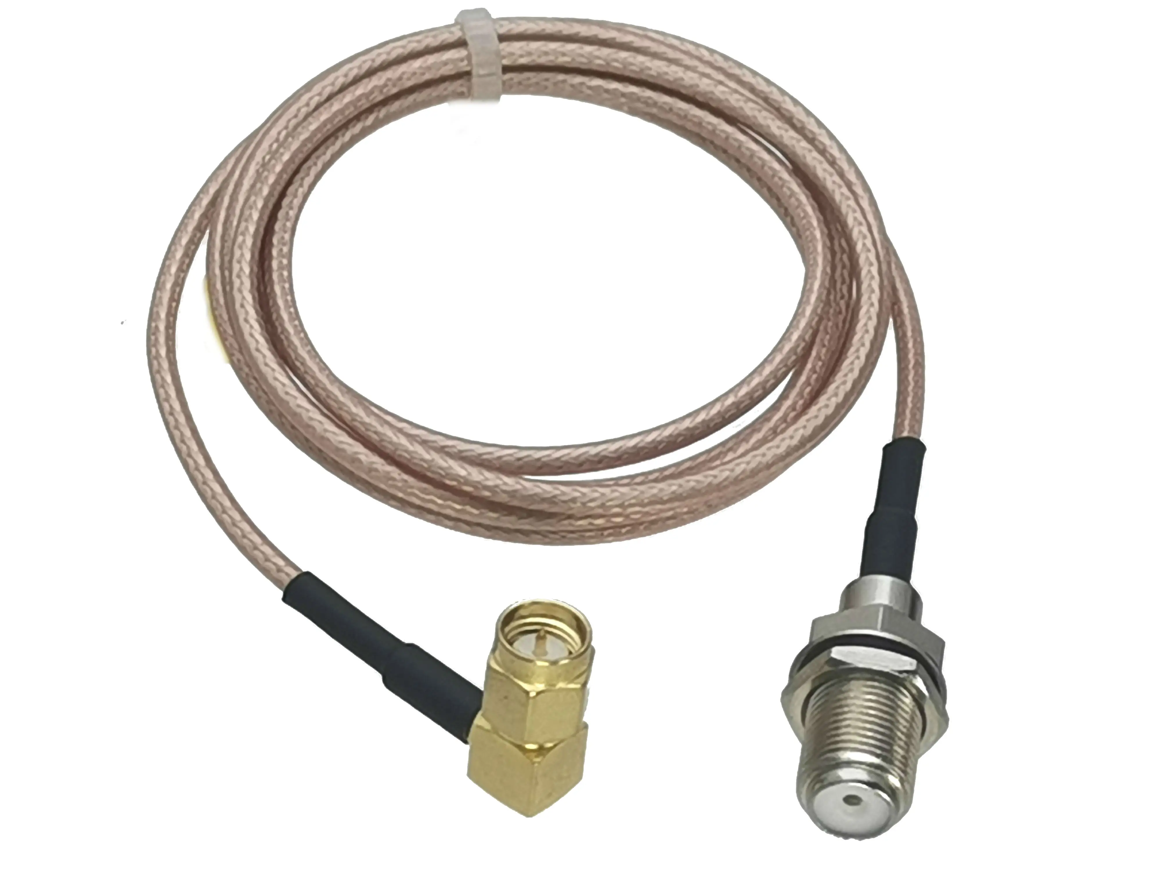 1pcs-RG316-F-TV-Female-Jack-Nut-Bulkhead-to-SMA-Male-Plug-Right-Angle ...