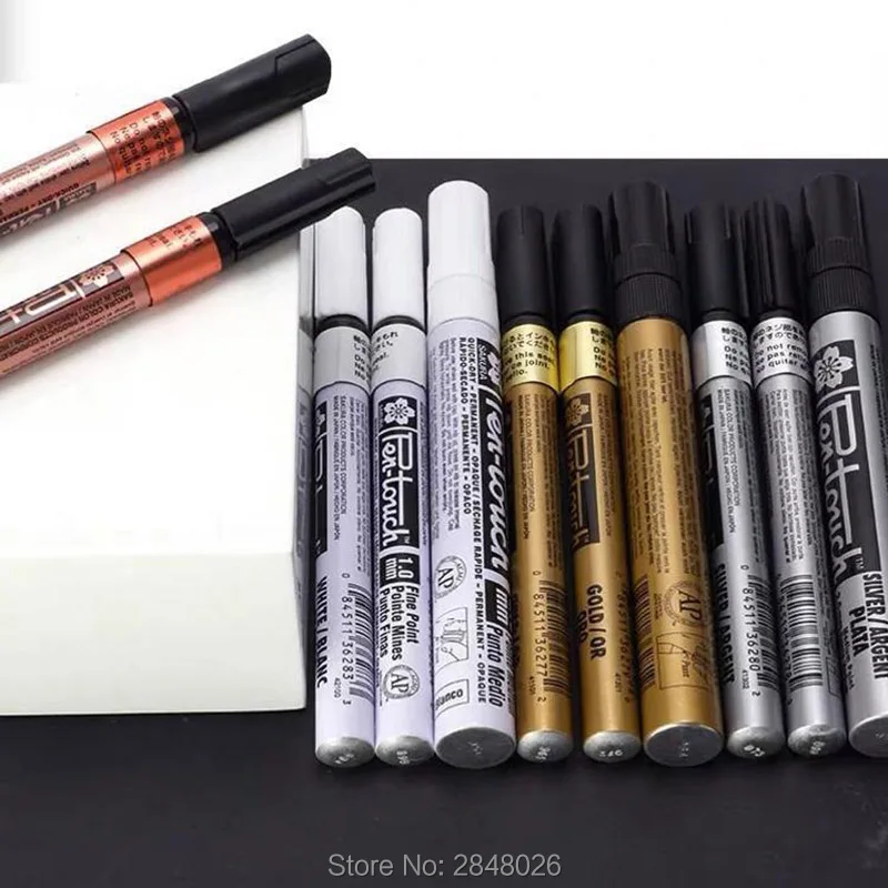 1.0 Lacquer Line Drawing Pen High-Gloss Drawing Gold Pen Color Graffiti ...