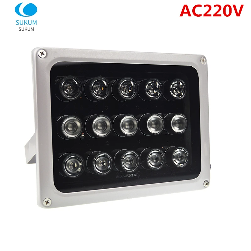 20m-IR-distance-15-Leds-IR-Illuminators-IR-Infrared-Light-LED-CCTV ...