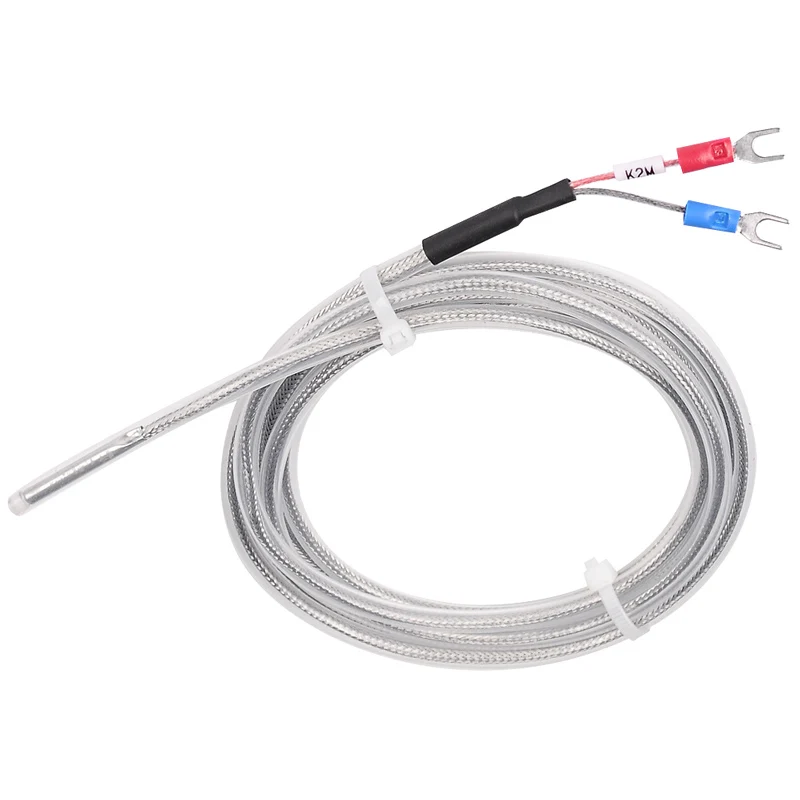 Waterproof Anti-acid Transparent Teflon Wire Thermocouple Probe K Type ...
