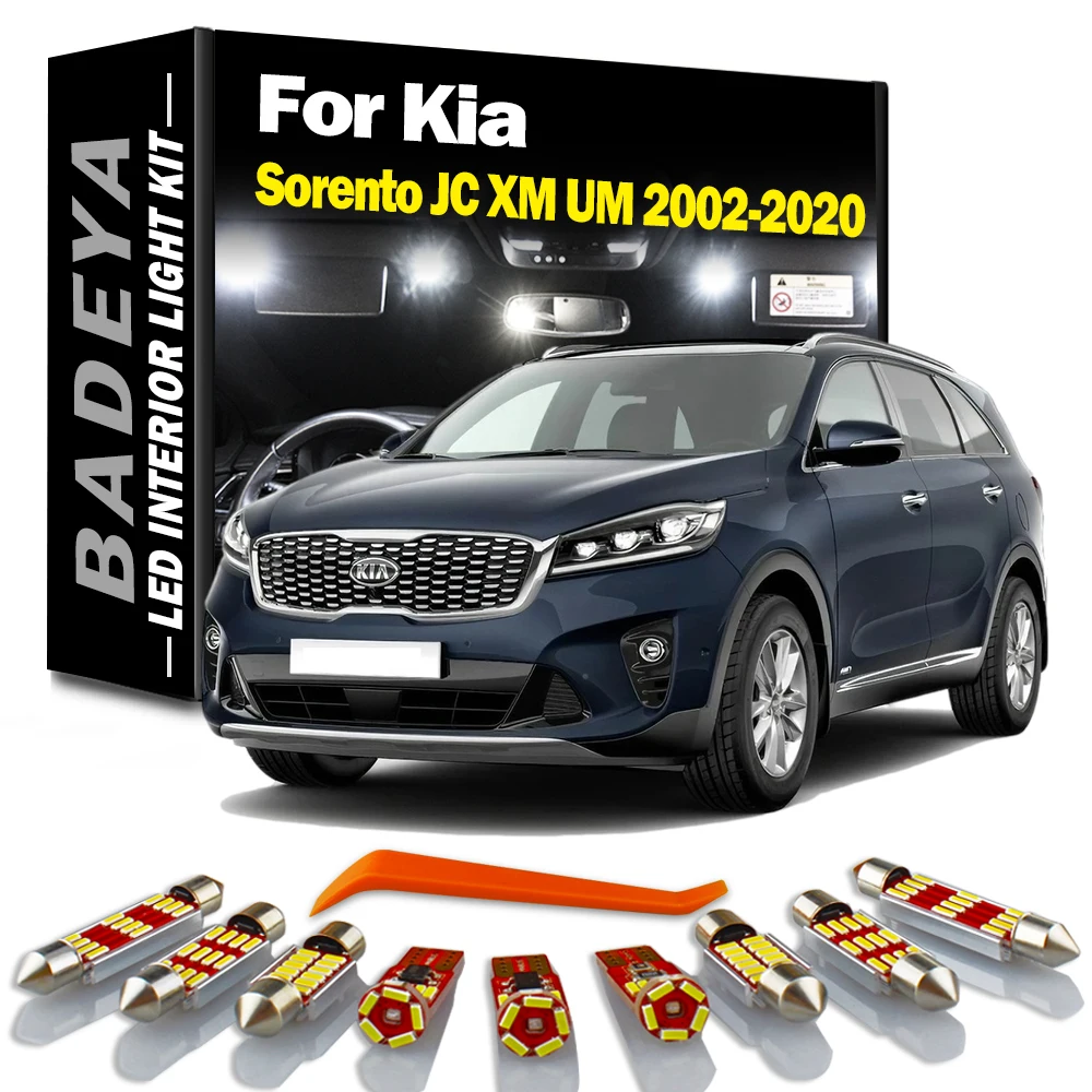 BADEYA-Canbus-LED-Interior-Map-Dome-Light-Kit-For-KIA-Sorento-JC-XM-UM ...