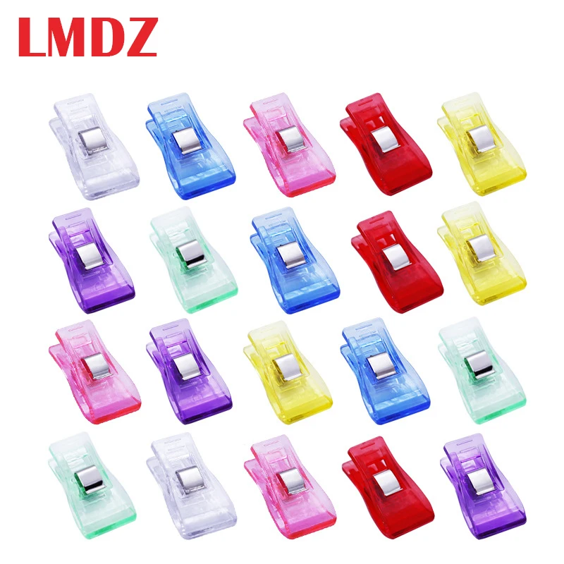 LMDZ-20-50-Pcs-Sewing-Clips-Multicolor-Plastic-Clips-Fabric-Clamps ...