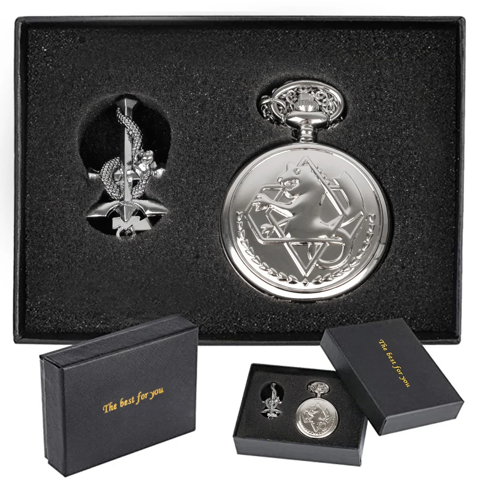 Reloj de bolsillo Fullmetal Alchemist para Cosplay, Edward Elric ...