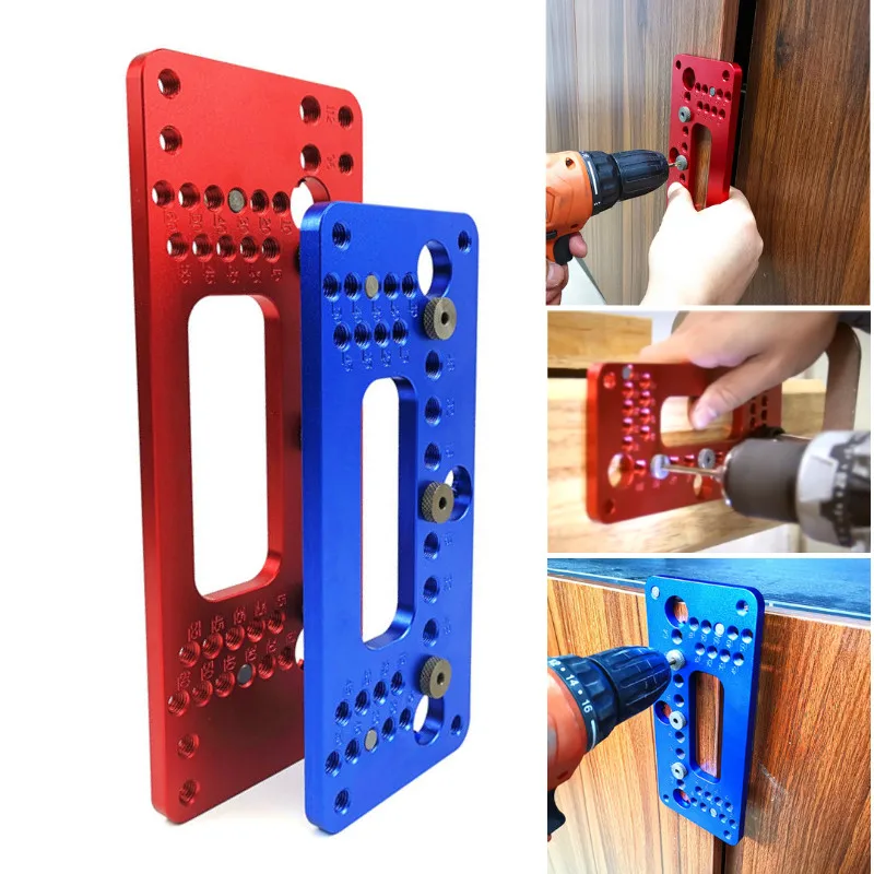 Hole Handle Pitch Punch Locator Woodworking Aluminum Alloy Pocket Jig ...