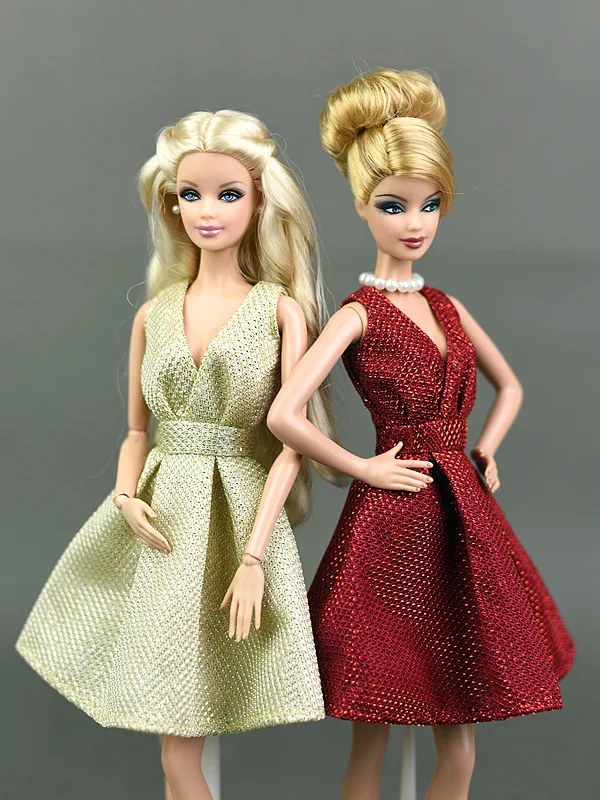 New-handmake-fashion-party-Dress-clothes-For-Barbie-doll-multiple-style ...