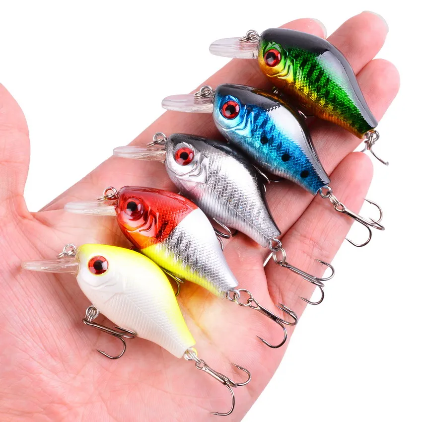 Mini Trout Floating Swing Crank Bait that really get the fish excited ...