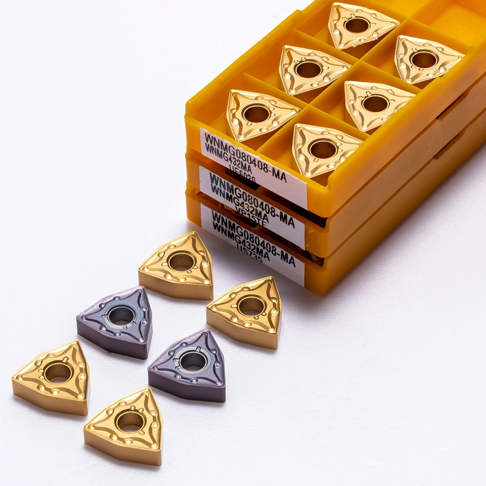 10PCS-High-Quality-Carbide-Blade-WNMG080408-MA-VP15TF-UE6020-US735-Hardness-Tool-WNMG-080408 ...