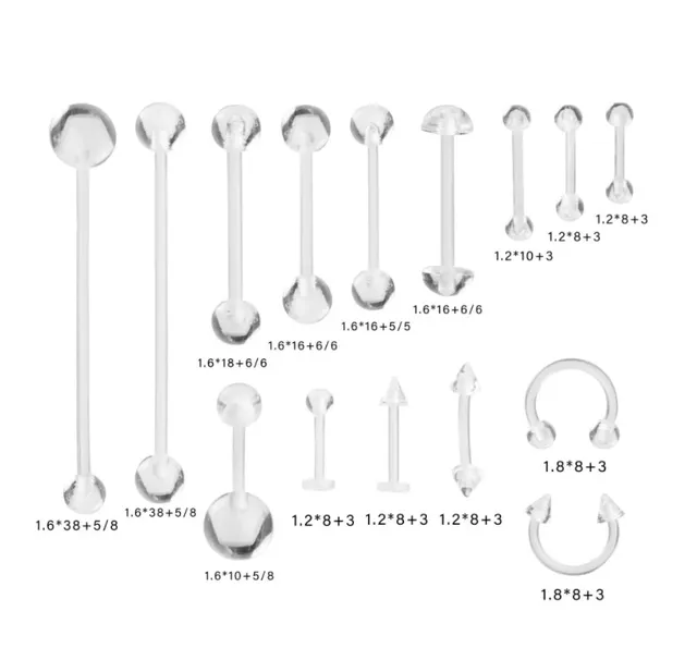 Lip Piercing Size Chart