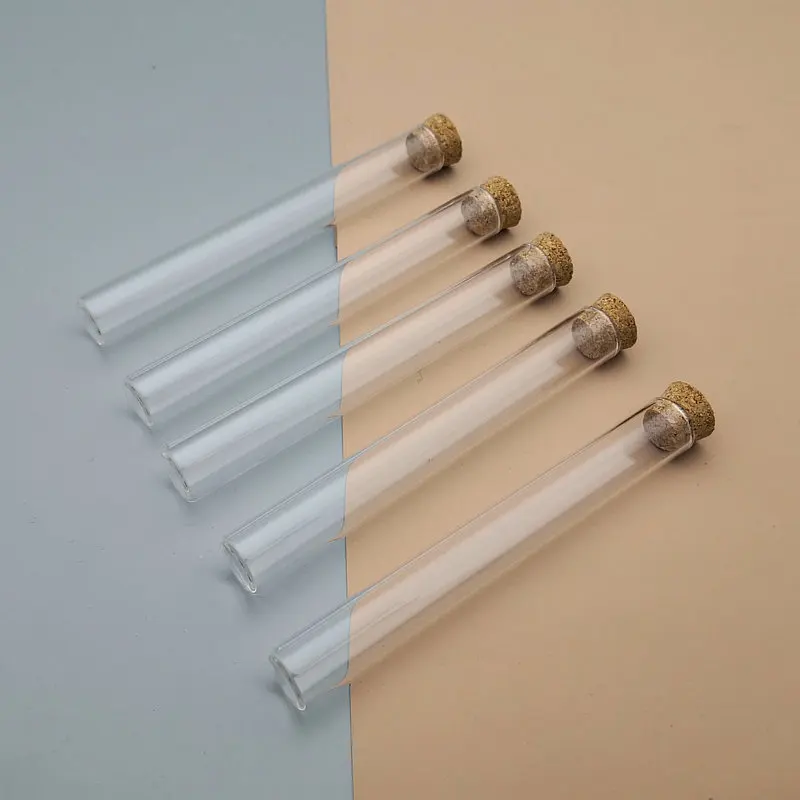 20pcs-50pcs-100pcs-Lab-13x100mm-Thick-Glass-Test-Tube-with-Flat-bottom ...