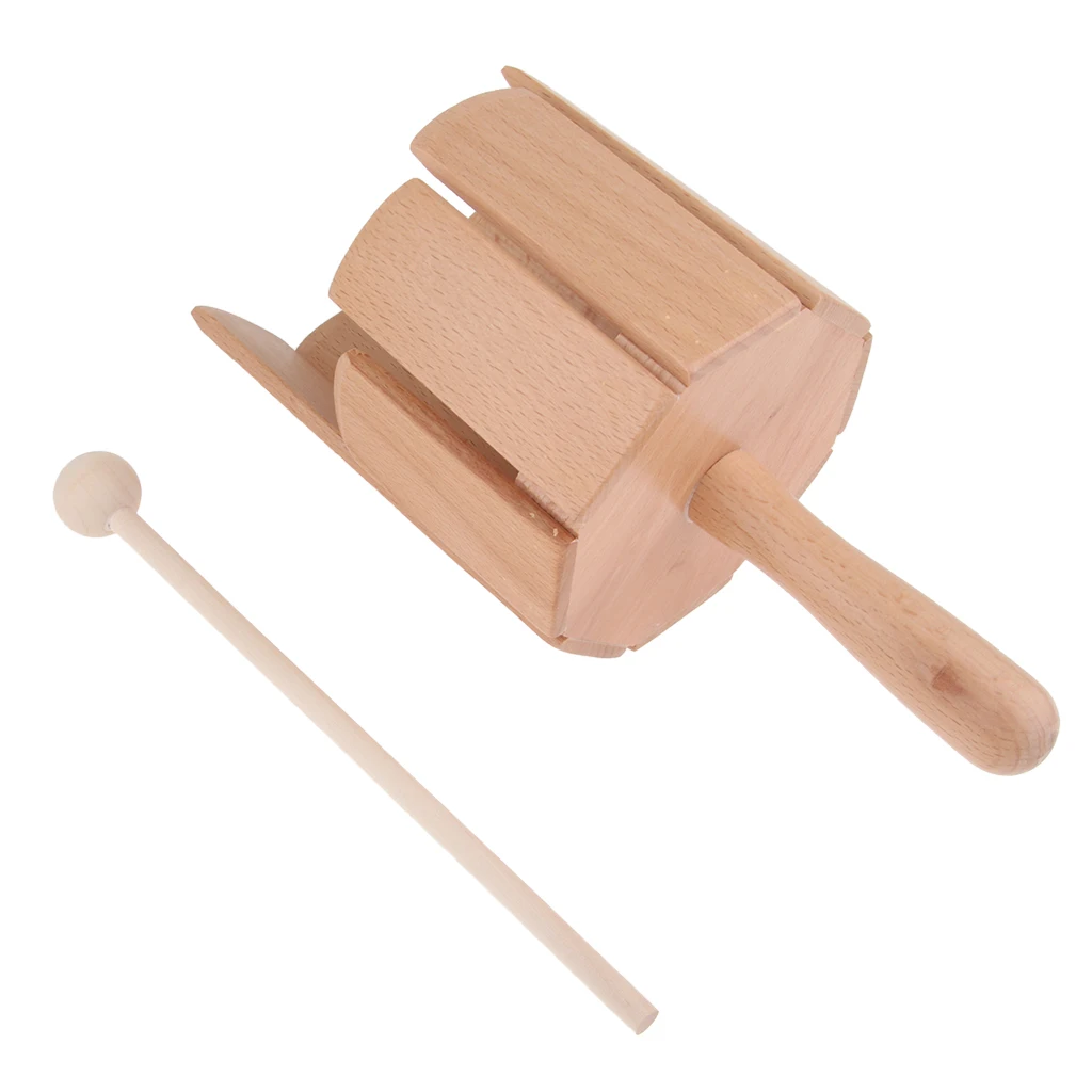Wooden Eight Sound Tube Percussion Instrument Musical Toy with Stick ...