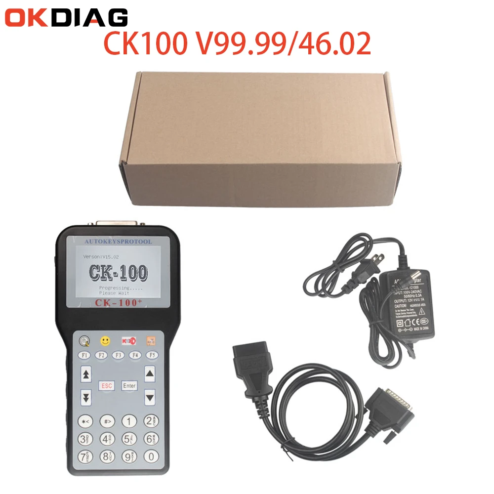 CK100 Key Programmer CK 100 V99.99/46.02 OBD2 Diagnostic tool With ...