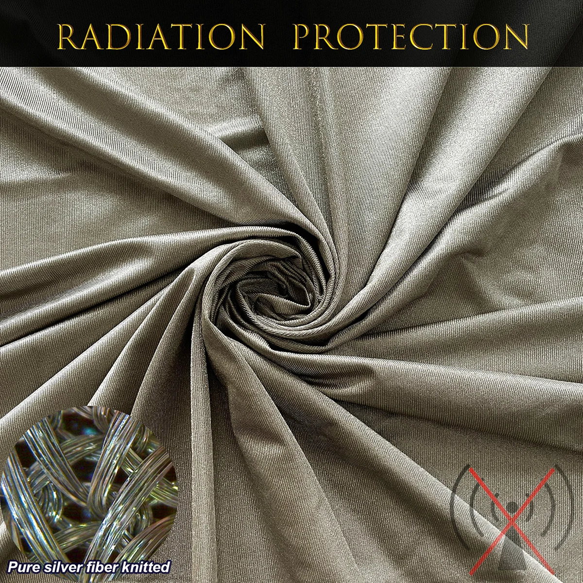 Conductive-100-Pure-Silver-Fiber-Stretchy-Fabric-EMF-RFID-Blocking ...