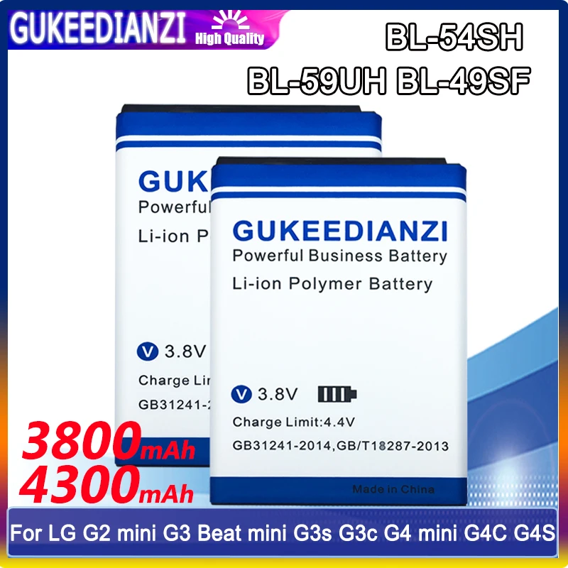 BL 54SH Batterie Für LG Optimus G3mini LTE III 3 F7 F260 L90 D415 US780 Batterie Für LG G2 mini ...