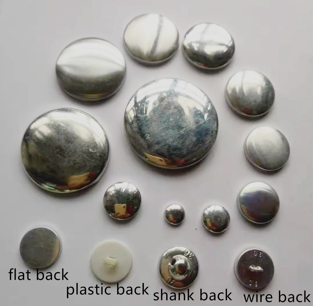 500set Fabric Cloth Covered Button Component DIY Handmade Craft Button ...