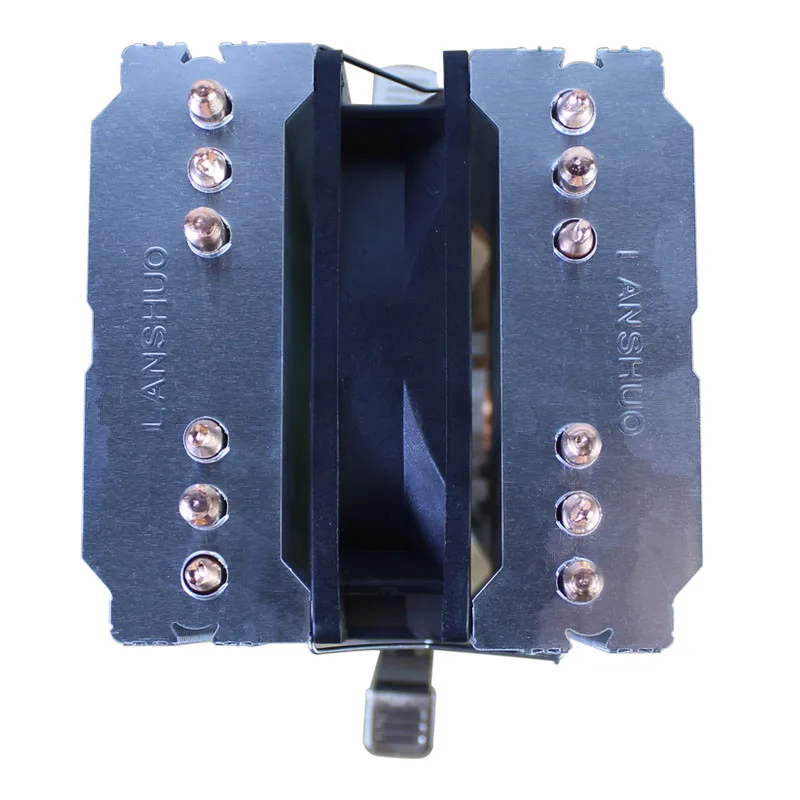 LANSHUO Cooler Cpu RGB Intel Amd Processor heat sink 6 Heatpipe 90mm ...