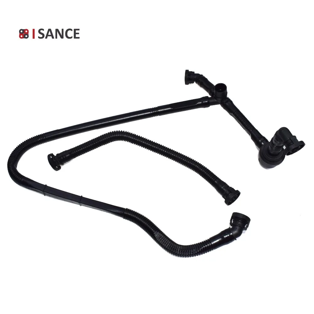 ISANCE Crankcase Breather Hose Vent Valve 078103223B 078103224R For VW ...
