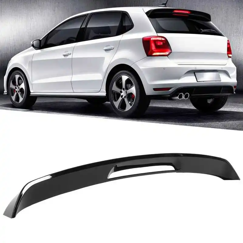 Factory Look Rear Roof Spoiler Wing Fit For Volkswagen Polo Mk5 6r 6c Standard 2009 2010-2017 ...