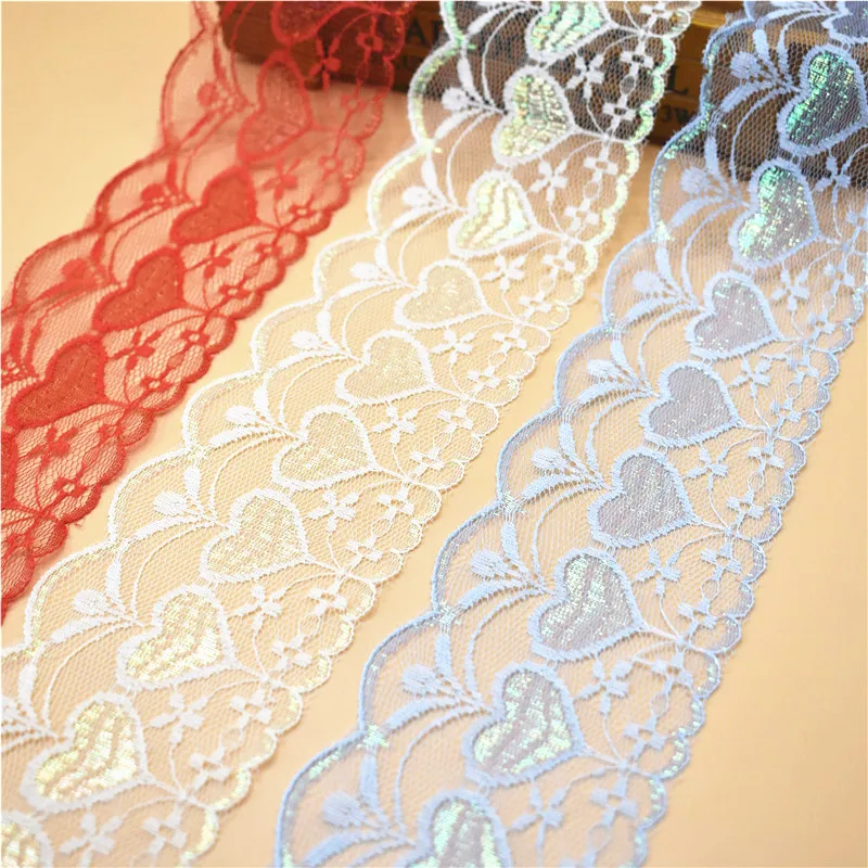 10-Yard-Lace-Roll-White-Lace-Ribbon-78mm-Wide-Lace-Trimming-for-sewing ...