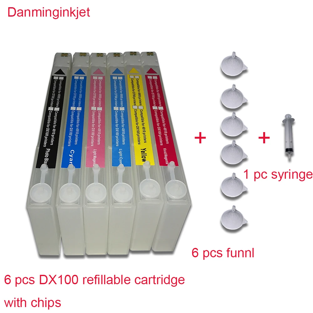 T7811 T7816 empty refillable ink cartridge with chips for Fujifilm ...