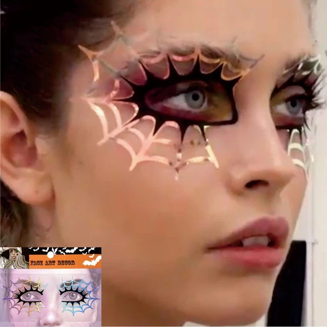 Halloween Eye Makeup Spider Web