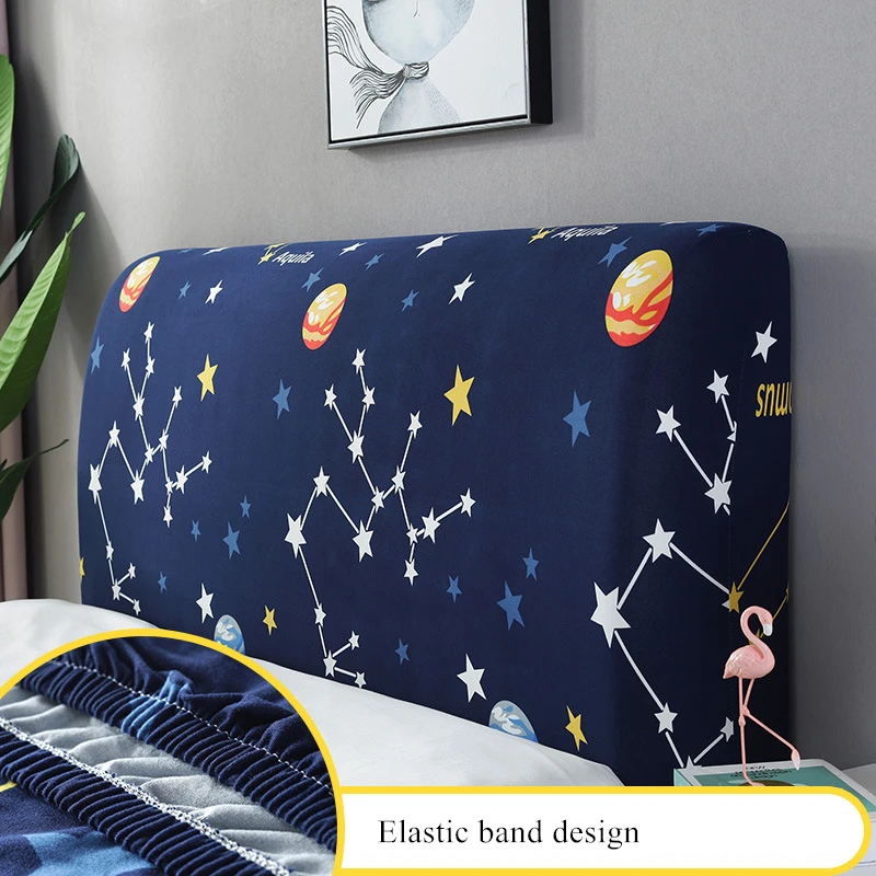 Elastic Bed Cover | Modern Bed Cover | Bed Head Cover | Dust Protector ...