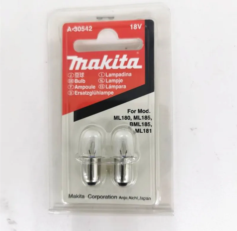 Makita-A-90261-A-30542-Xenon-18V-Original-Flashlight-Bulb-for-ML180 ...