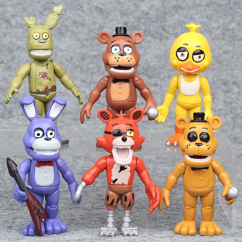 Five Nights At Freddys Fnaf Фигурки игрушки Foxy Freddy Fnaf ПВХ фигурка Funko плюшевый медведь