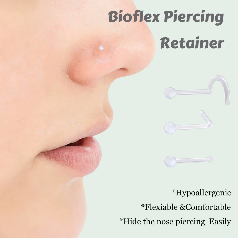 Nose Piercing Clear Retainer