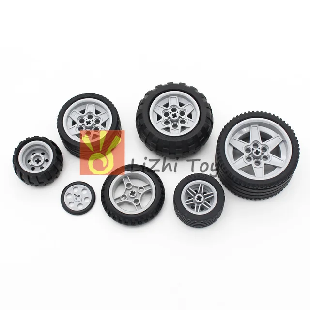 Technic Blocks Parts Tire Cars Wheel Educational Toys Compatible ...