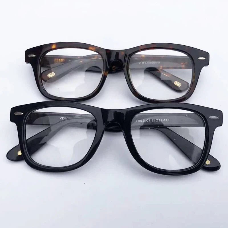New-Leopard-Vintage-Classic-Rivet-Eyeglasses-Acetate-Glasses-Frame ...