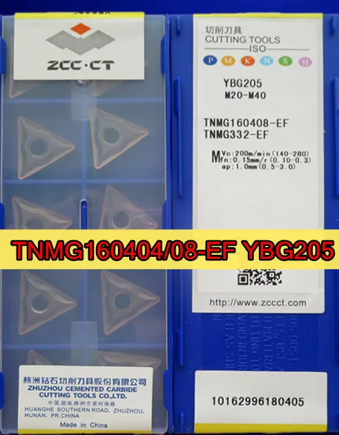 TNMG160404-EF-TNMG160408-EF-YBG205-10pcs-set-100-ZCC-CT-insert-YBG205 ...