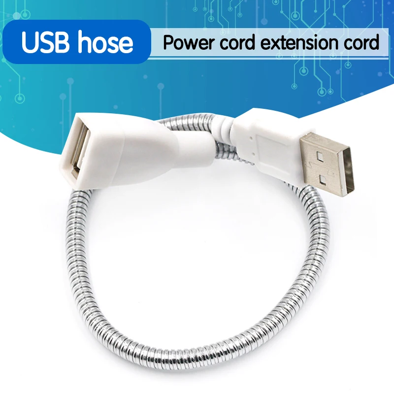 USB Extension Cable Male to Female Extender Cable LED Light Adapter ...