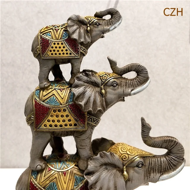 Elephant sculpture Elephant figure Elephant statue Tuskers Elephant ...
