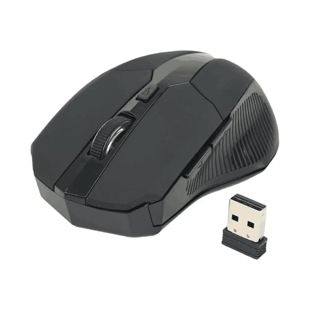 Mouse óptico sem fio ergonômico, Receptor USB 2.0 para PC portátil, 2 ...