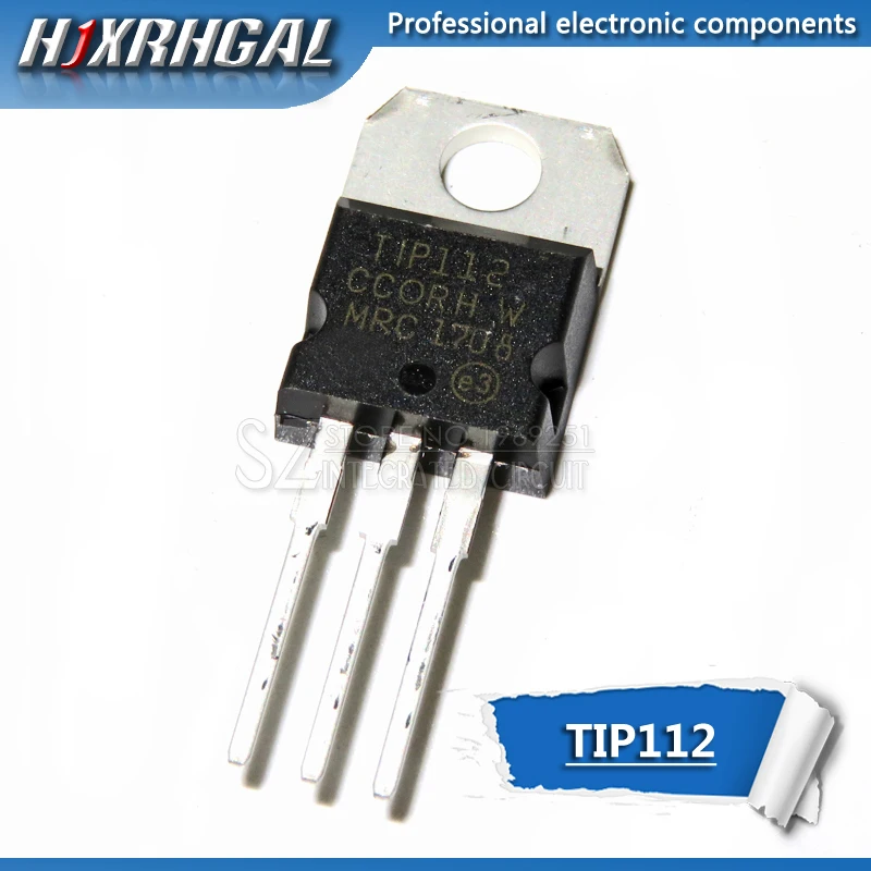 1 Stks/partij Transistor TIP112 Om 220 Complementaire Darlington ...