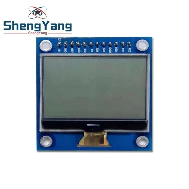 GMG12864-215C-LCM серый фон и черный ЖК-дисплей 12864 COB ЖК-модуль ...