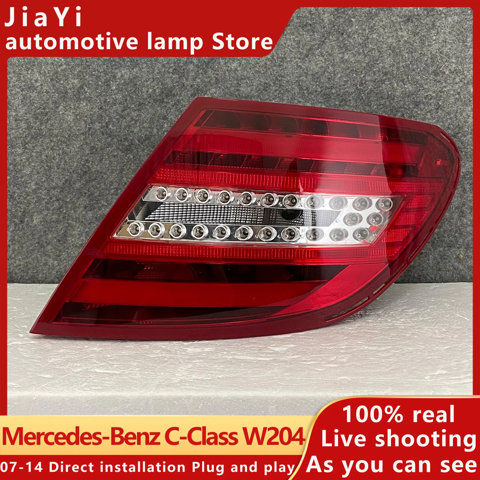 MZORANGE Rear tail light For W204 C180 C200 C220 C260 C280 C300 2008 ...