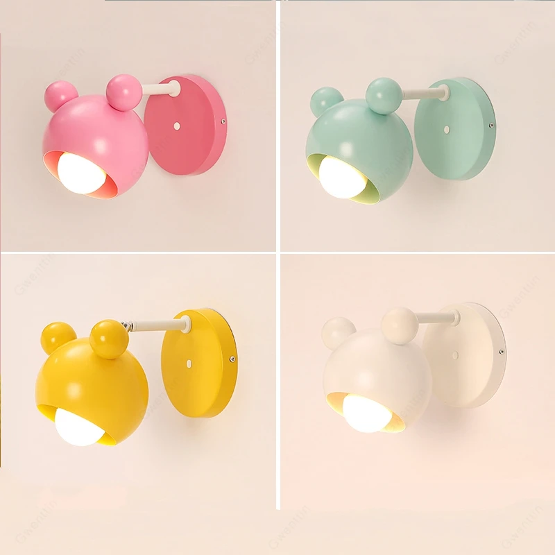 Colorful-Mouse-Wall-Lamp-Modern-Cartoon-Wall-Sconce-Light-Fixtures ...