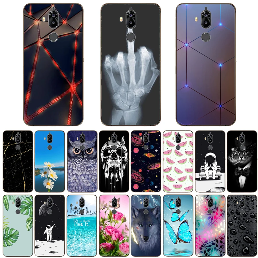 Capa de silicone para celulares neffos x9 tp913a, capinha traseira de ...