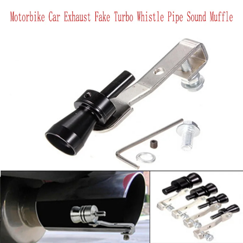 Silenciador de sonido de escape de coche, válvula de tubo de silbato ...