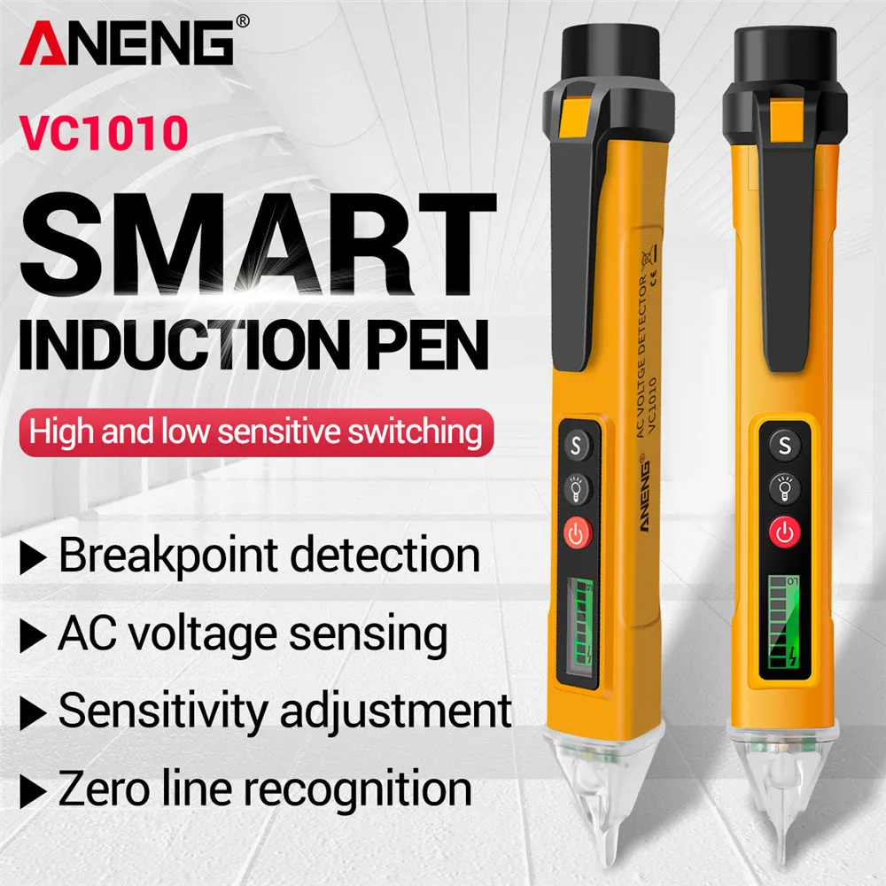 VC1010-Digital-AC-Voltage-Detectors-Smart-Non-Contact-Tester-Pen-Meter ...