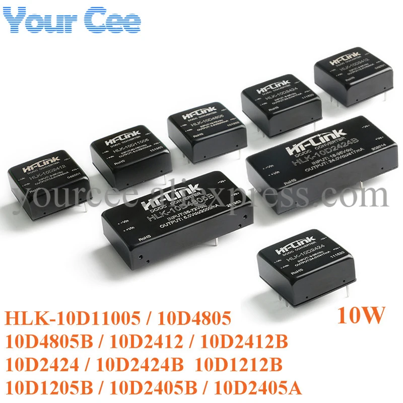 DC-DC 10W Isolated Non-regulated Power Supply Module HLK-10D11005 ...