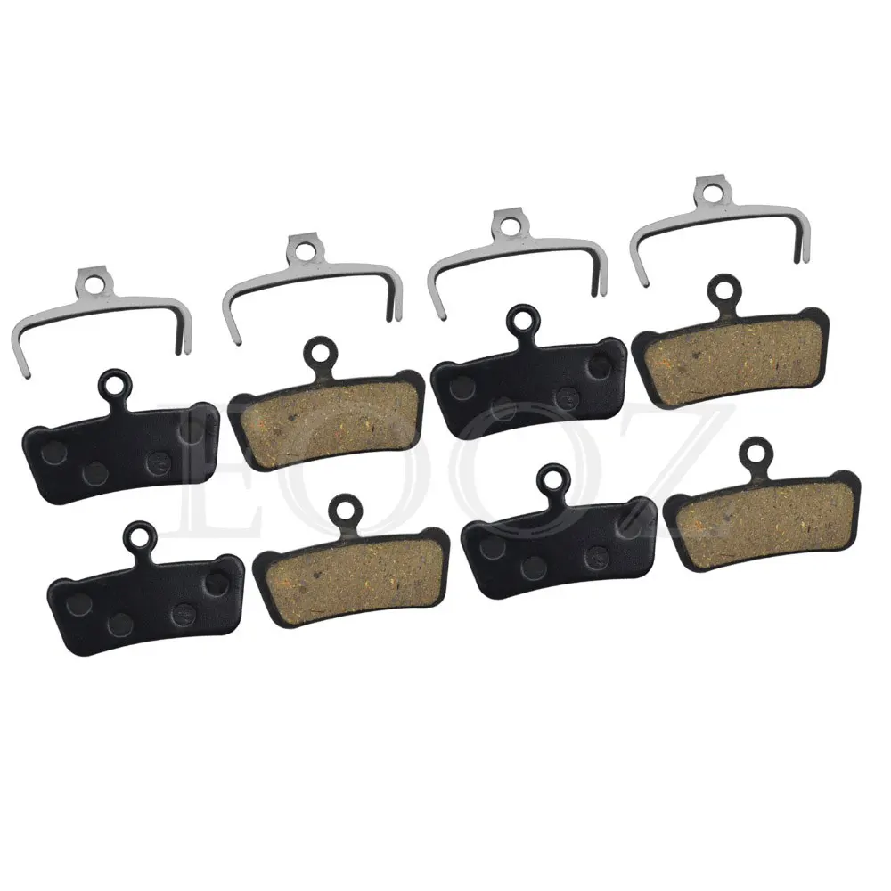 10 쌍 Sram 가이드 용 반 금속 자전거 디스크 브레이크 패드 Rscrsr Avid Xo E7 E9 트레일 4 피스톤 수지 유압 브레이크 패드자전거 브레이커