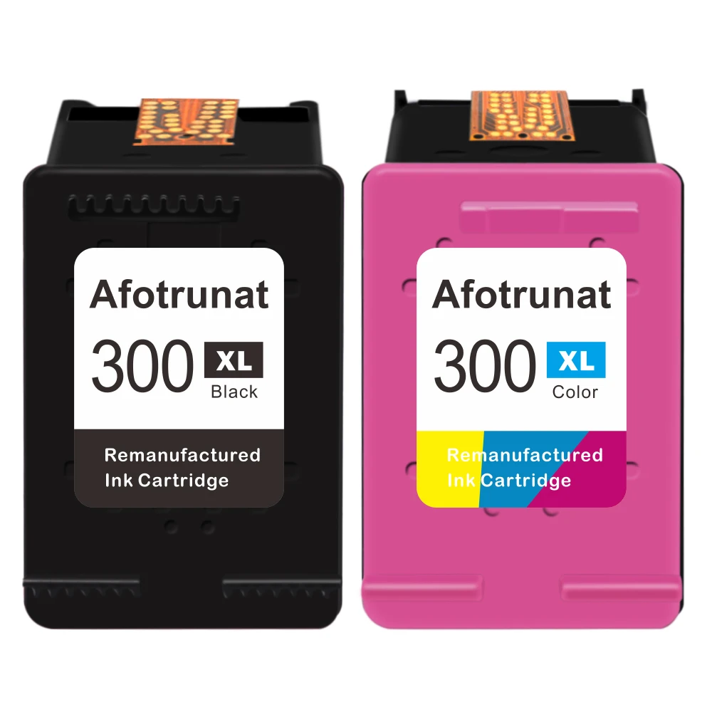 Afotrunat cartuchos de tinta refabricados para HP 300 300XL, para HP ...