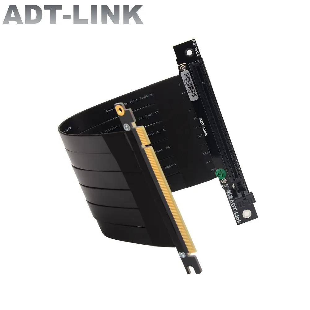 Gtx1080ti rtx2080ti rx5700xt placa de vídeo gráfica riser cabo pcie 3 ...