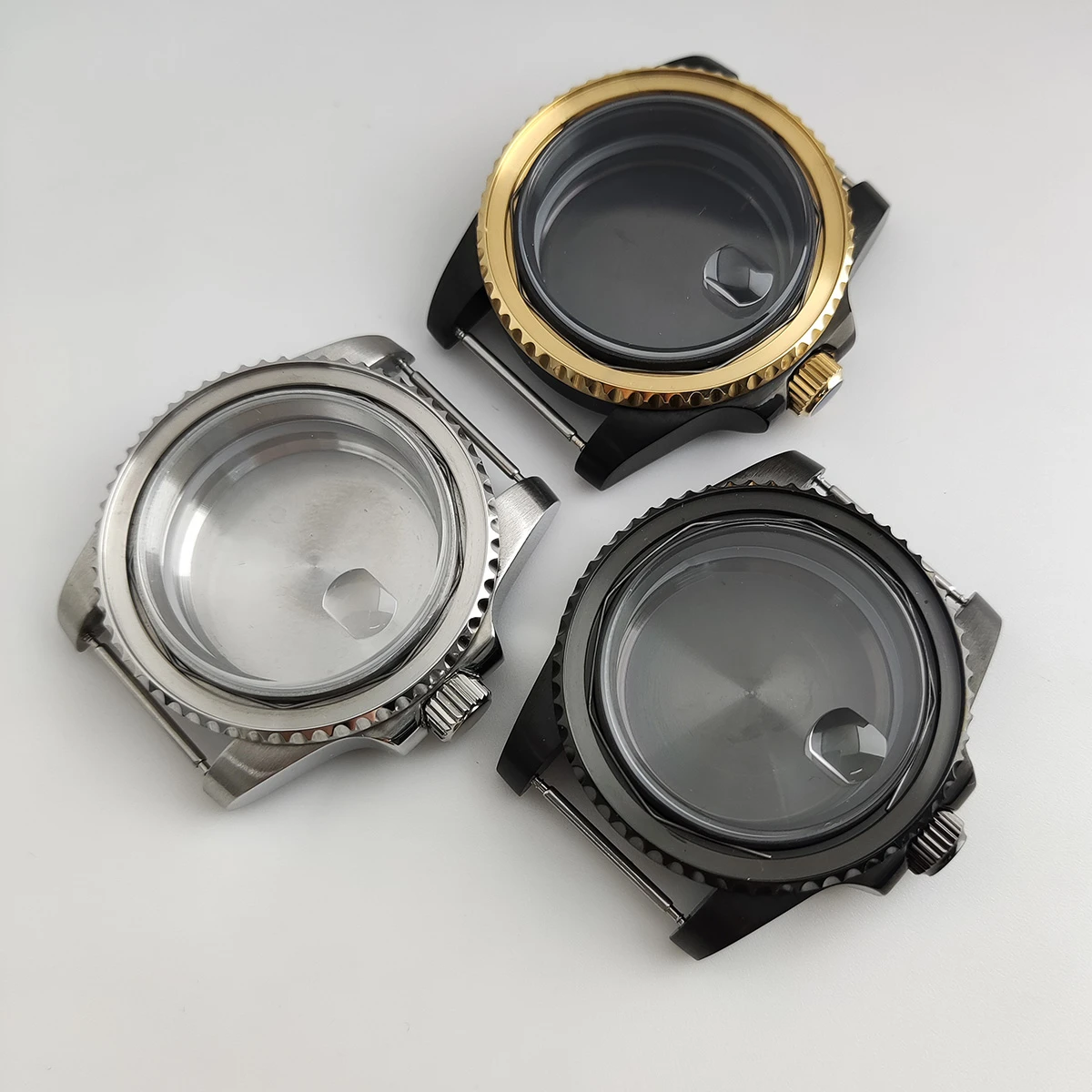 NH35 Case 40mm Mens Stainless Steel Case Sapphire Glass Water Resistant ...