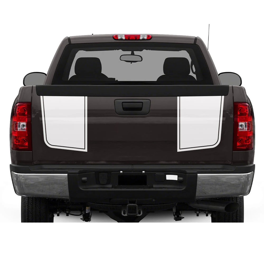 Car Stickers For Chevrolet Silverado Pickup Rear Tail Decor Decals ...