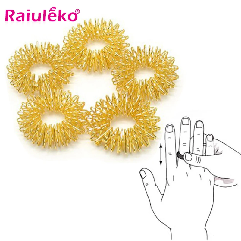 10/20pcs Massage Acupuncture Finger Ring Health Care Rings Set Home Use ...